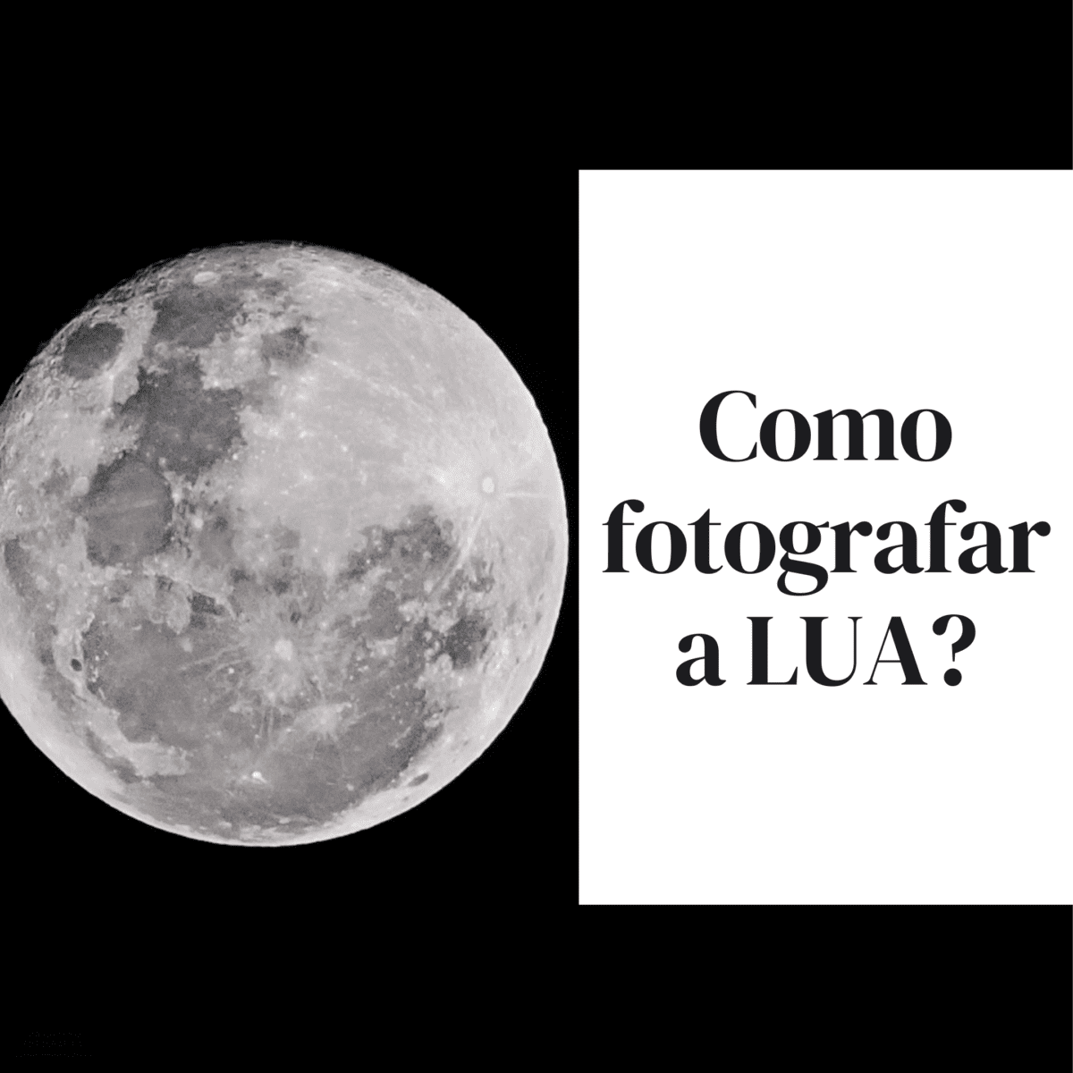 Como fotografar a LUA – Curso de Fotografia Curitiba